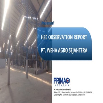 HSE OBSERVATION REPORT PT WEHA AGRO-GRESIK-JUNI 2025.ppt