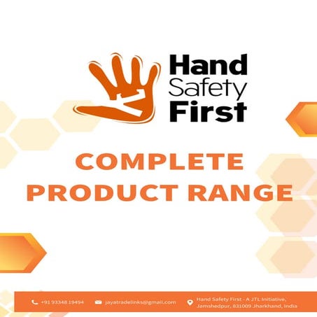 Hand Safety First Complete Product Range | PDF