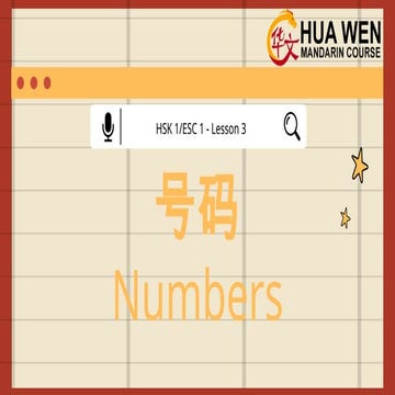 HSK 1ESC 1 - Lesson 3.pptx。。。。。。。。。。。。。。 | PPTX