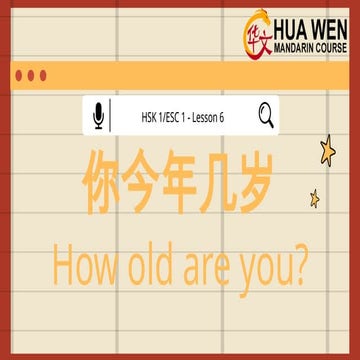 Hsk 1esc 1 Lesson 6 Pptx Pptx