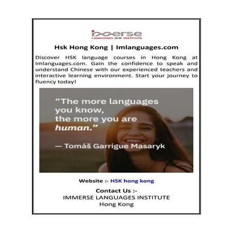 Hsk Hong Kong Imlanguages.com. Hsk Hong Kong pdf | PDF