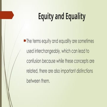 HSM EQUITY AND QUALITY.pptx notes for health services management | PPTX