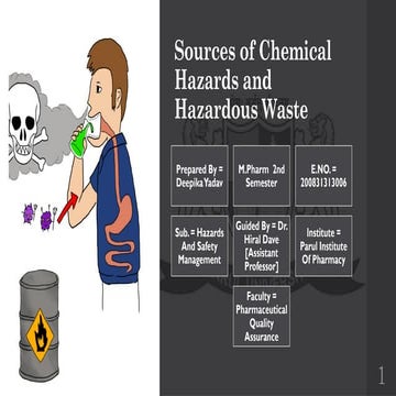 Comprehensive Overview of Chemical Hazards and Hazardous Waste ...