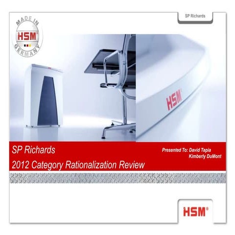 Hsm Spr Cat Rationalization Review | PPTX | Logistics | Business