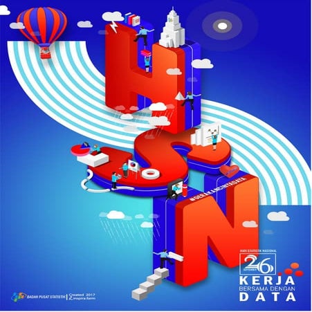 Poster HSN 2017 (Hari Statistik Nasional 2017) Statistik for All | PDF