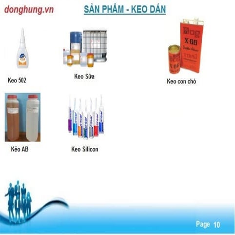 Sản phẩm keo dán | PPT