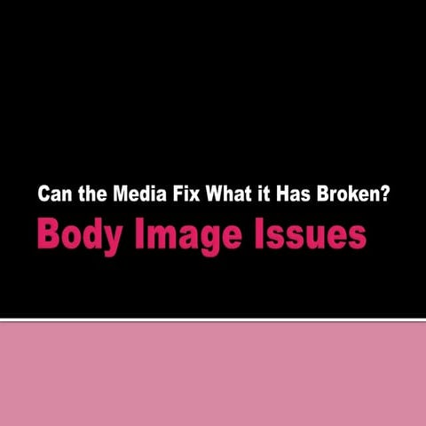 Body Image and Social Media | PPTX