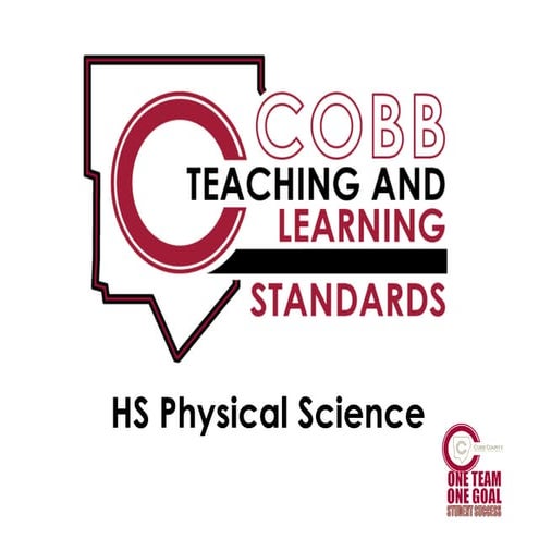 Hs physical science-standards-2018-2019 | PDF
