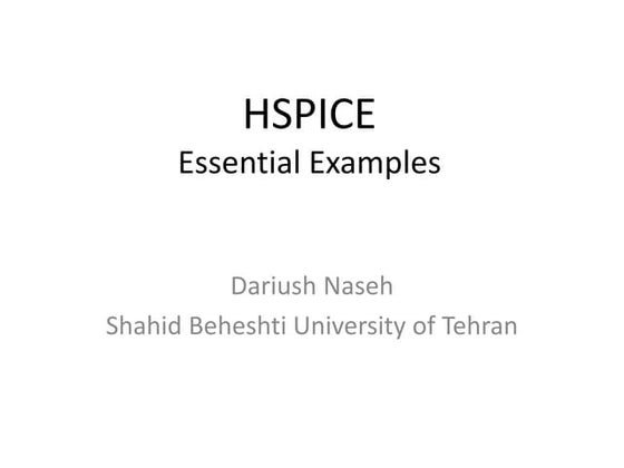 Comparator with hysteresis using PSpice | DOCX | Consumer Electronics ...