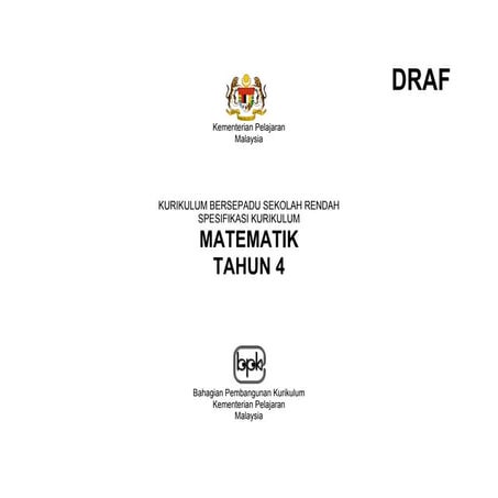 Hsp math tahun_4_jan2012 | PDF