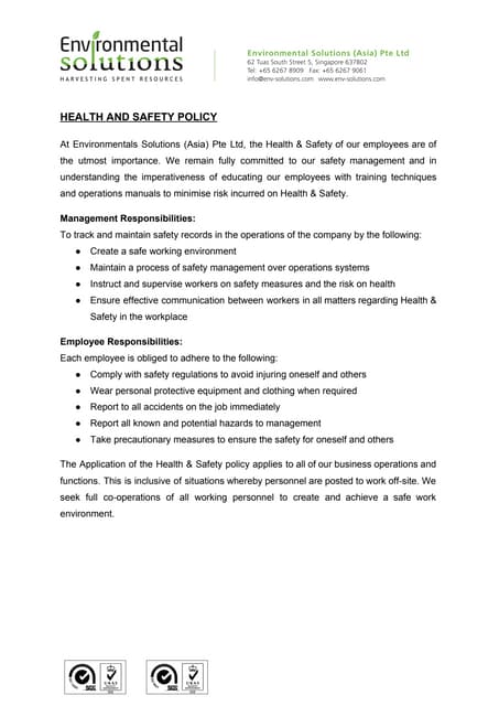 QUALITY POLICY | PDF