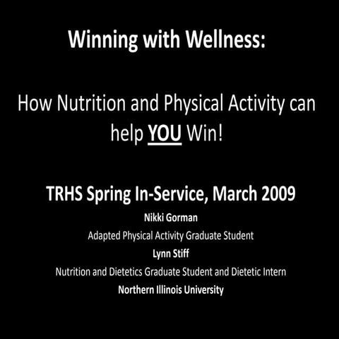 Two Rivers Head Start Spring Inservice | PPTX