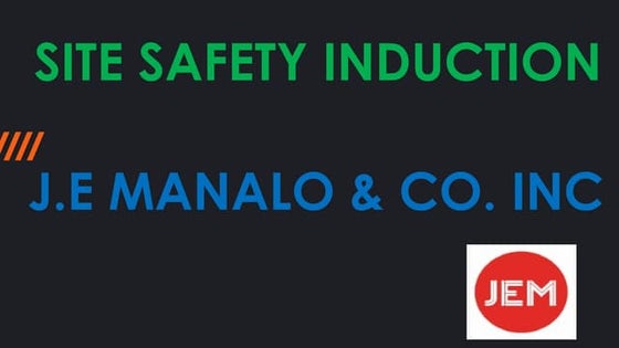 Construction site induction | PPT