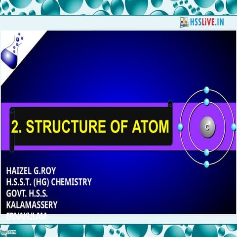 Hsslive-xi-ch-2-slide-2. Strucdfhhfcture of Atom-signed.pptx