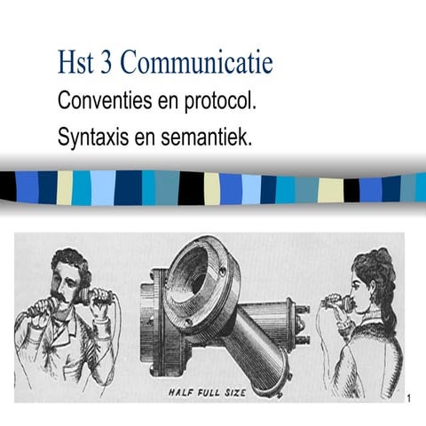 Hst 3 Communicatie | PPT