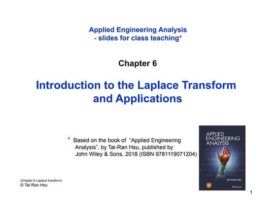 Laplace Transformation & Its Application | PPTX