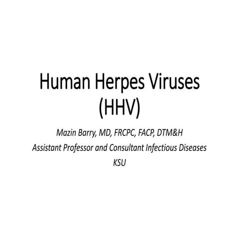 hsv infections feb 2018.ppt | Infectious Diseases | Diseases and Conditions