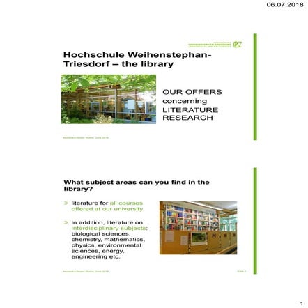 Hswt the library, germany | PDF