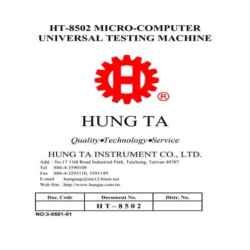 Ht 8502 | PDF