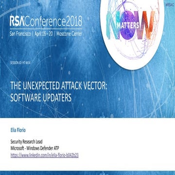 The Unexpected Attack Vector: Software Updaters | PDF