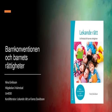 Barnkonventionen - barnens rättigheter.pptx