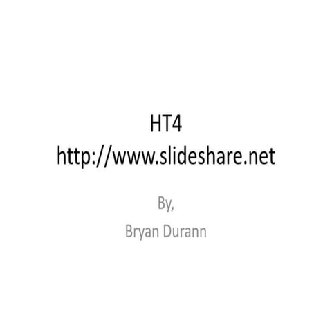 Ht4 | PDF