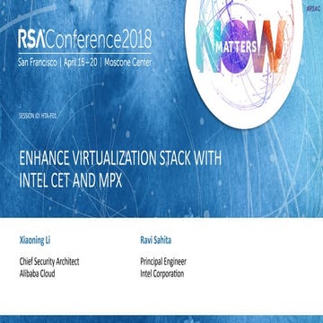 Enhance Virtualization Stack with Intel CET and MPX | PDF