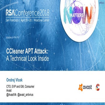 CCleaner APT Attack: A Technical Look Inside | PDF