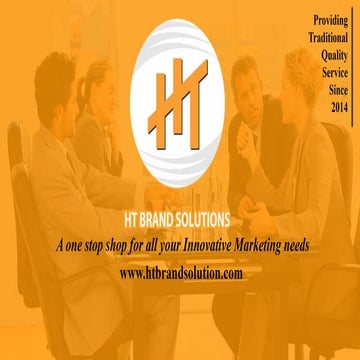 Ht brand solutions 2019 | PPT