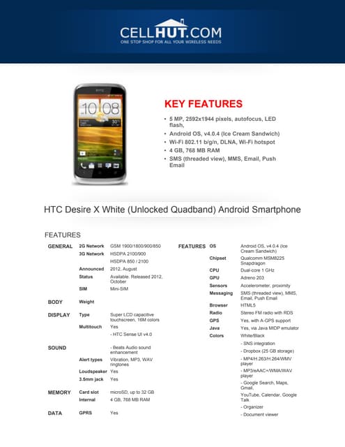 Huawei u8510-ideos-x3-red-unlocked-quadband-gsm-cell-phone brochure ...