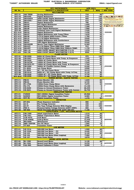 EAPL TIMER & CONTROLLER PRICE LIST wef 01-04-2024.pdf