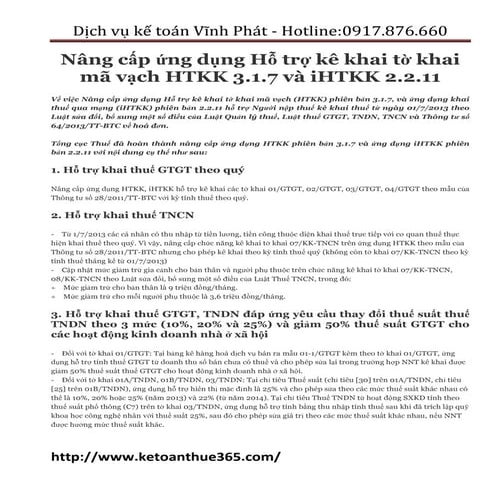 Htkk 3.1.7 va i htkk 2.2.11