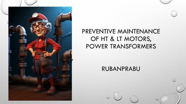 Installation Operation & Maintenance of 33kV & 11kV Switchgear | PPT