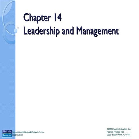 2015 HTM130 Topic8 Leadership and Management | PPT