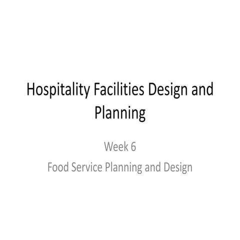 Htm 3230 week 6 class notes | PPTX