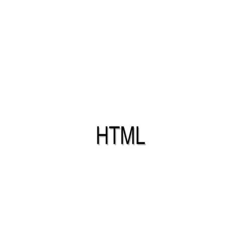 Html | PPT