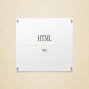 Html basic | PPTX