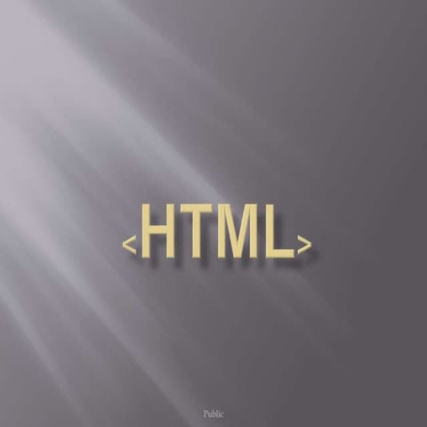 Html | PPT