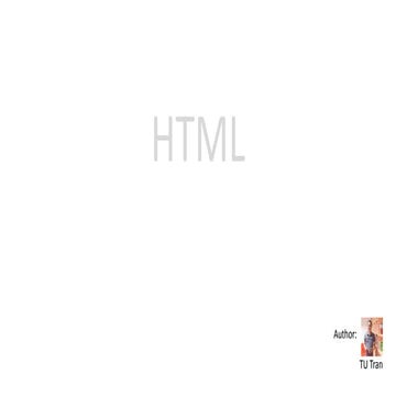 Html | PPT