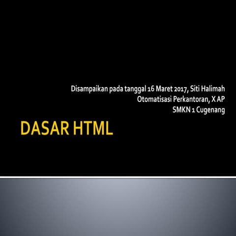 Html | PPT