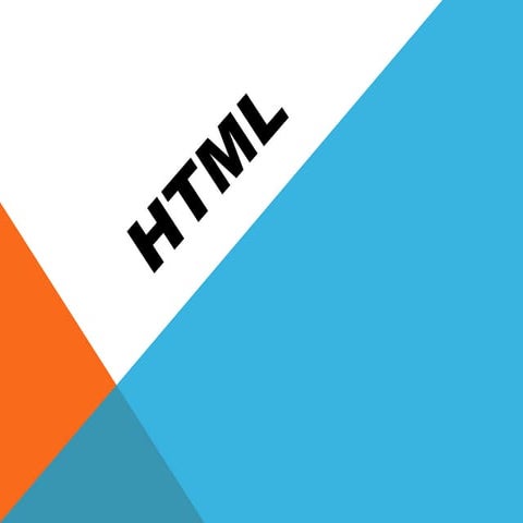 Html introduction | PPT