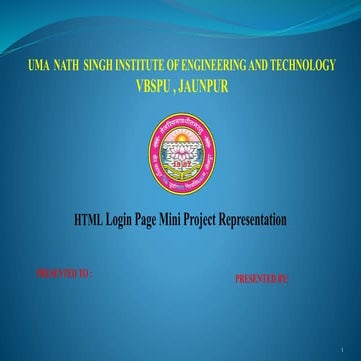 html.pptx | Web Design and HTML | Internet