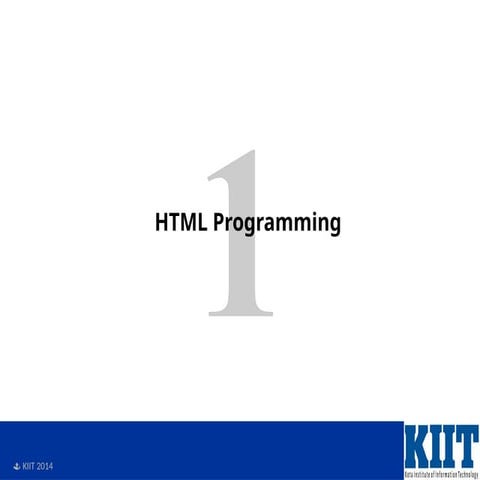 Introduction to Web development & HTML Programming | PPTX