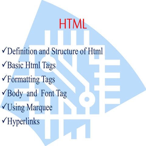 Basics of HTML 5 for Beginners