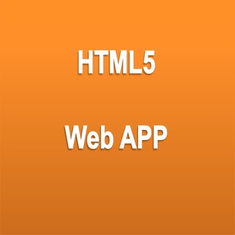 Html5 | PPT