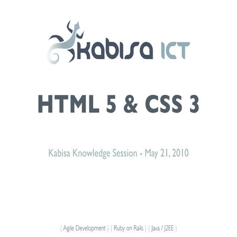 Html 5 And Css 3 Ppt 