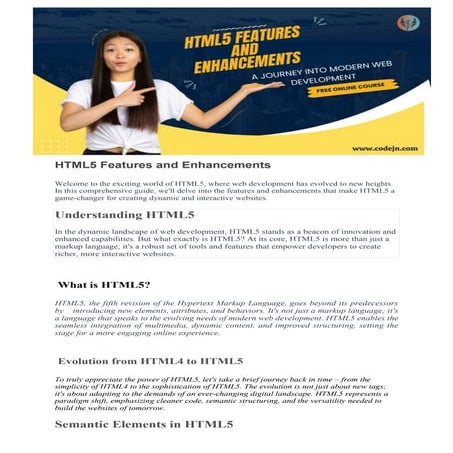 Html5 Features And Enhancementsblogdocx 5193
