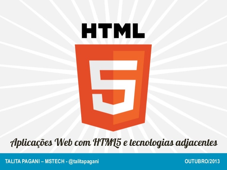 Aplicações Web com HTML5