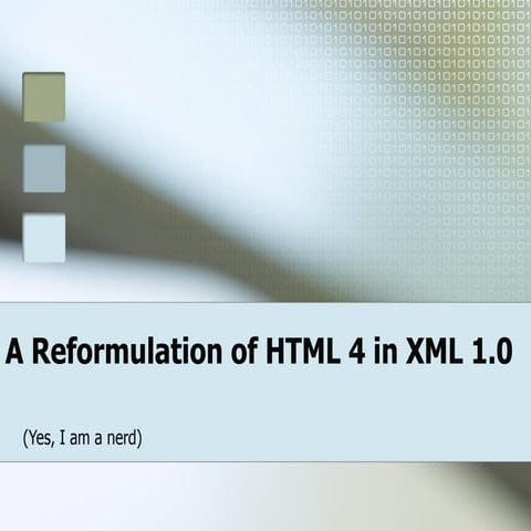 Xhtml Basics Ppt