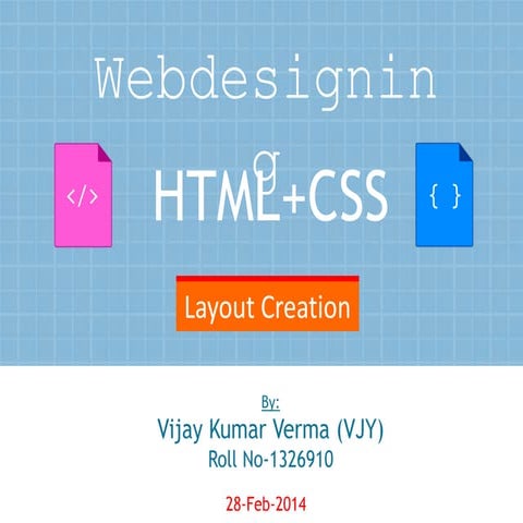 Html Css Web Layout Ppt
